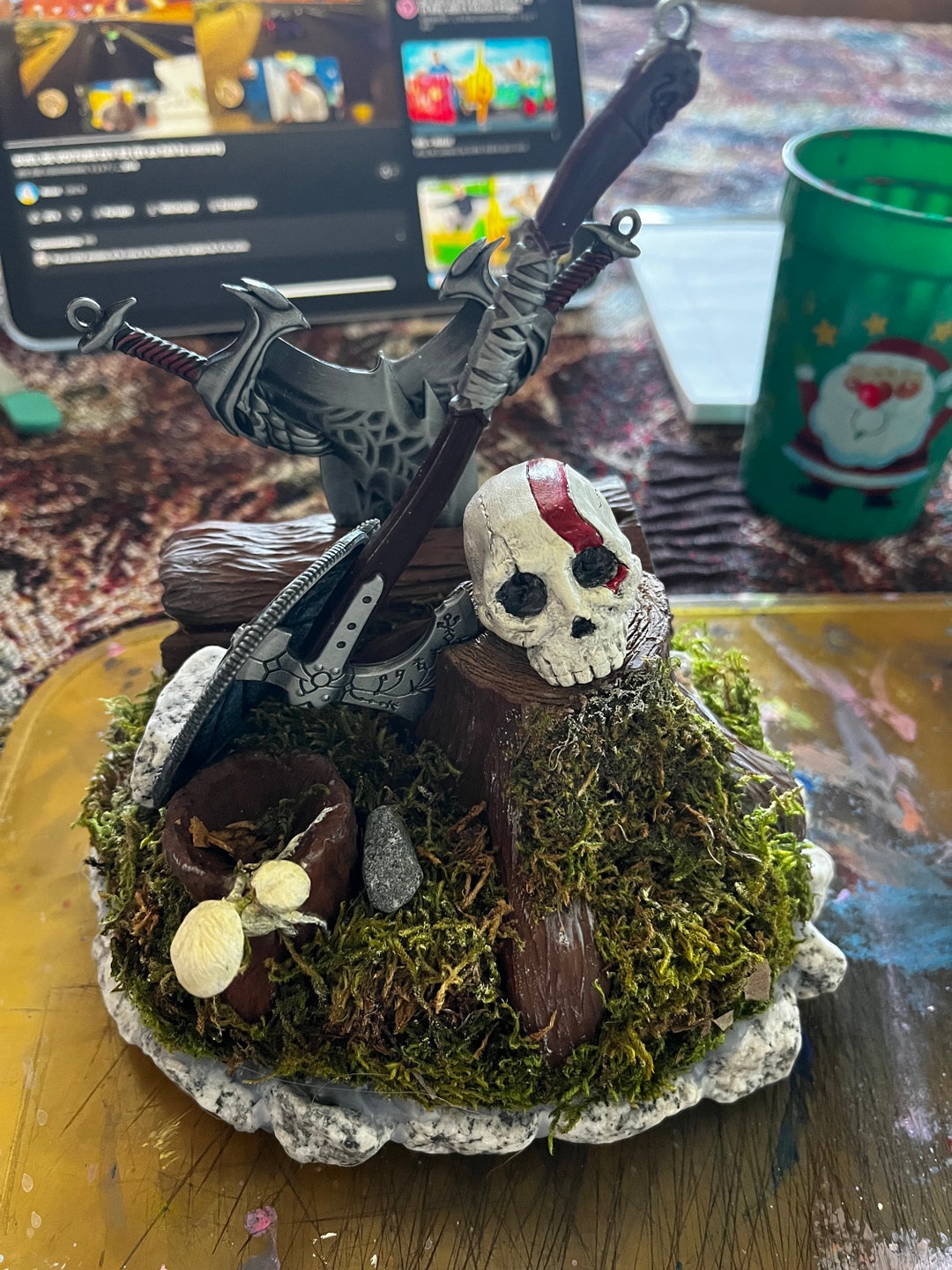 God of War Sculpture - Etsy