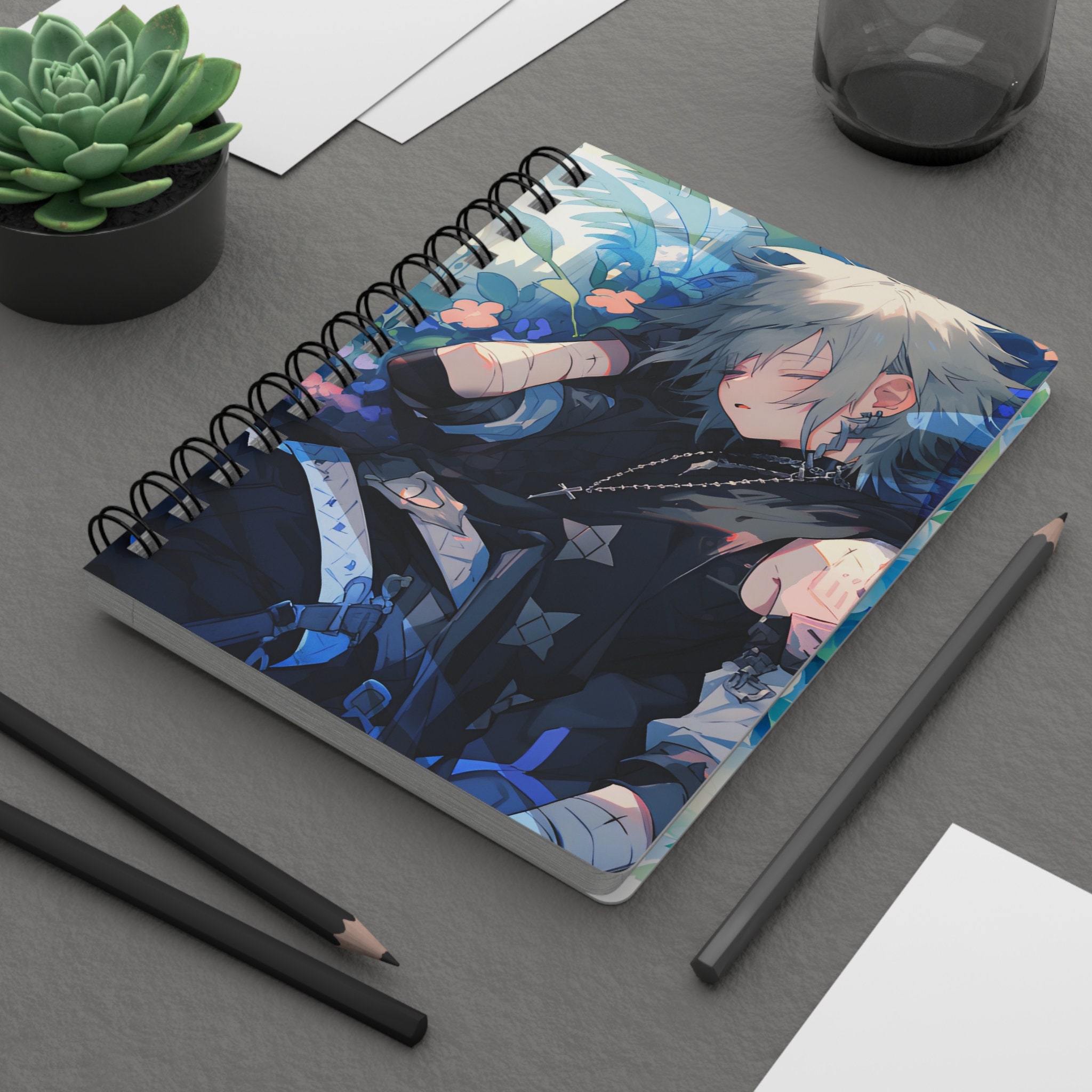 Anime Boy Art Notebook Anime Art Notebook Anime Journal Art Anime ...