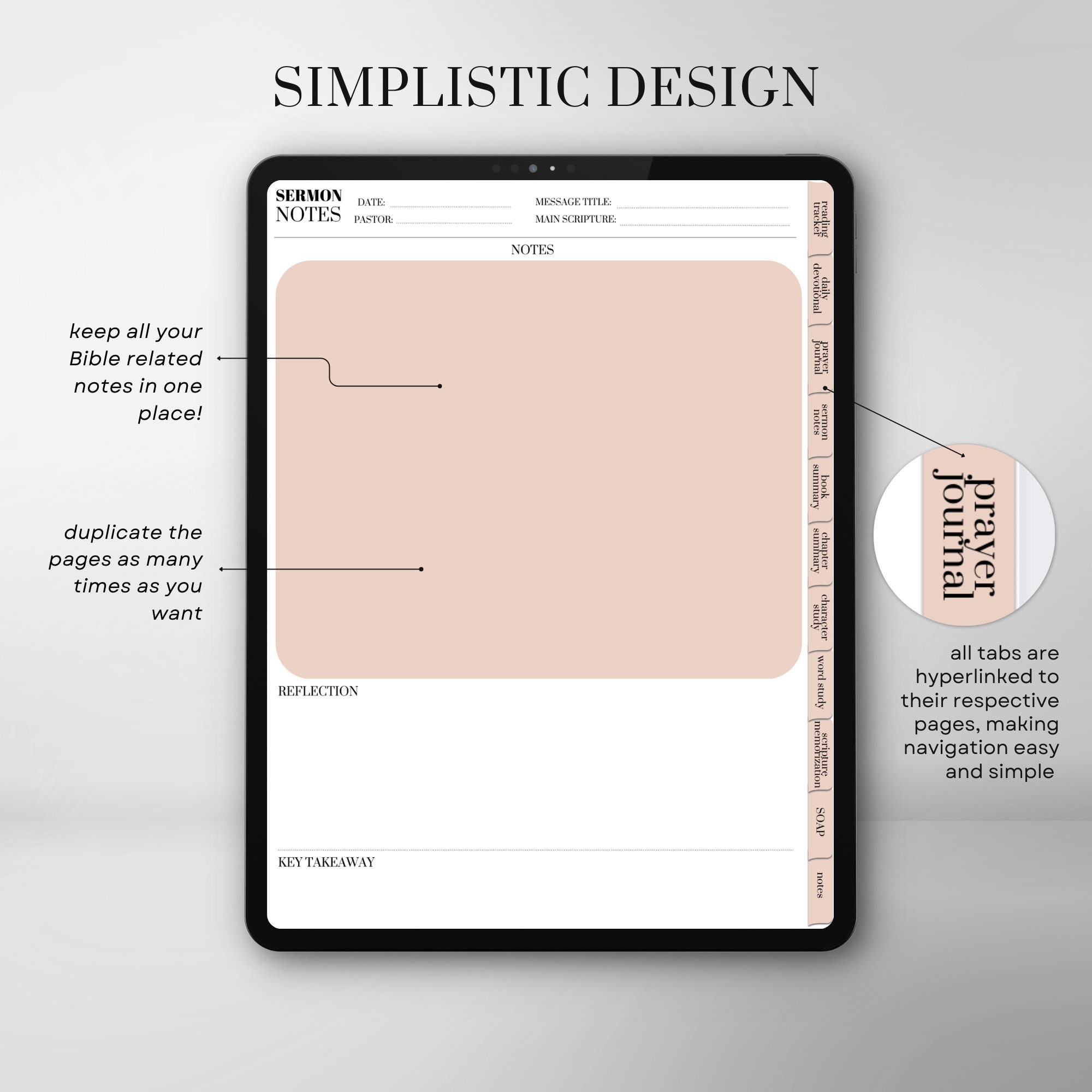 Digital Bible Study Journal Bible Study Guide Goodnotes Journal