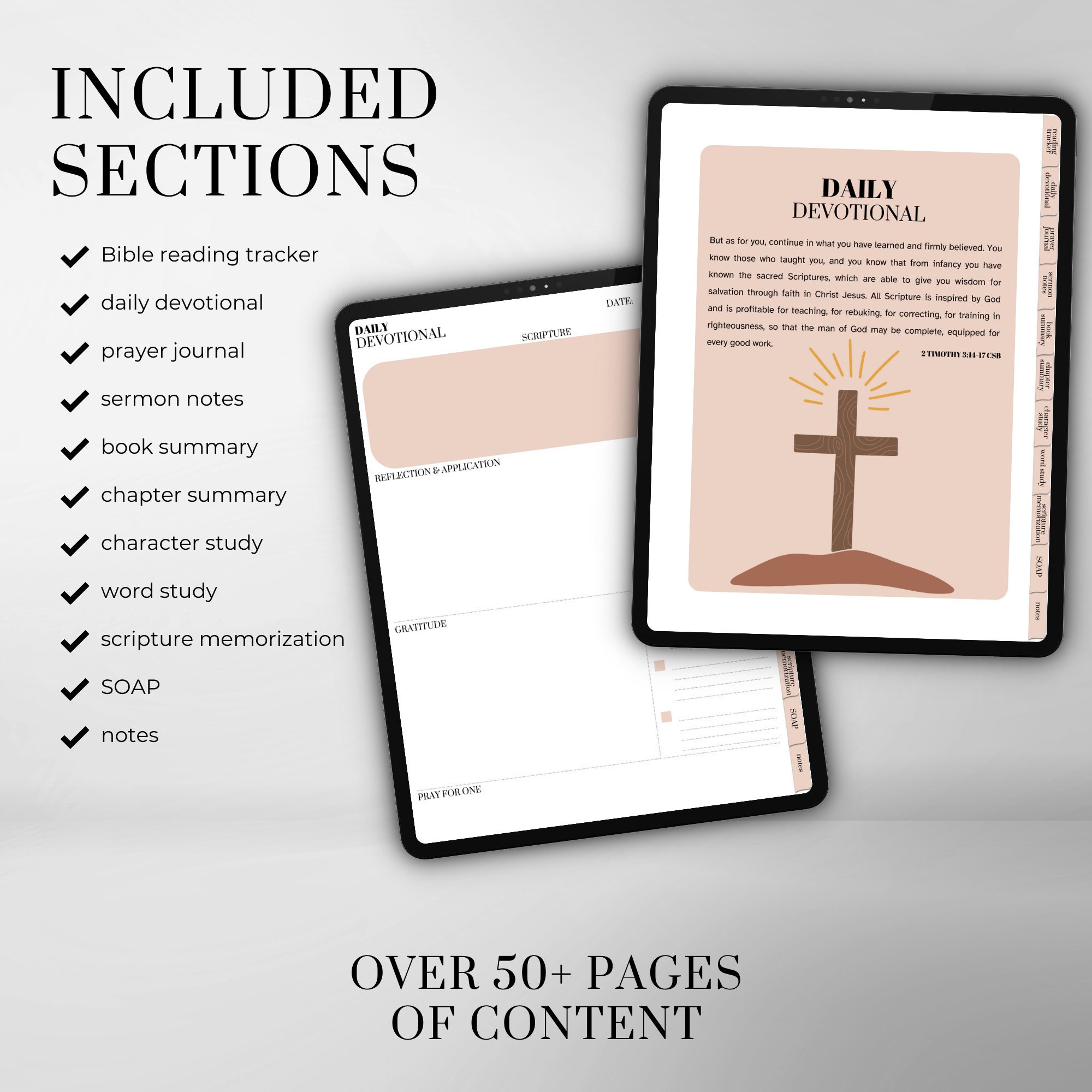Digital Bible Study Journal, Bible Study Guide, Goodnotes Journal ...