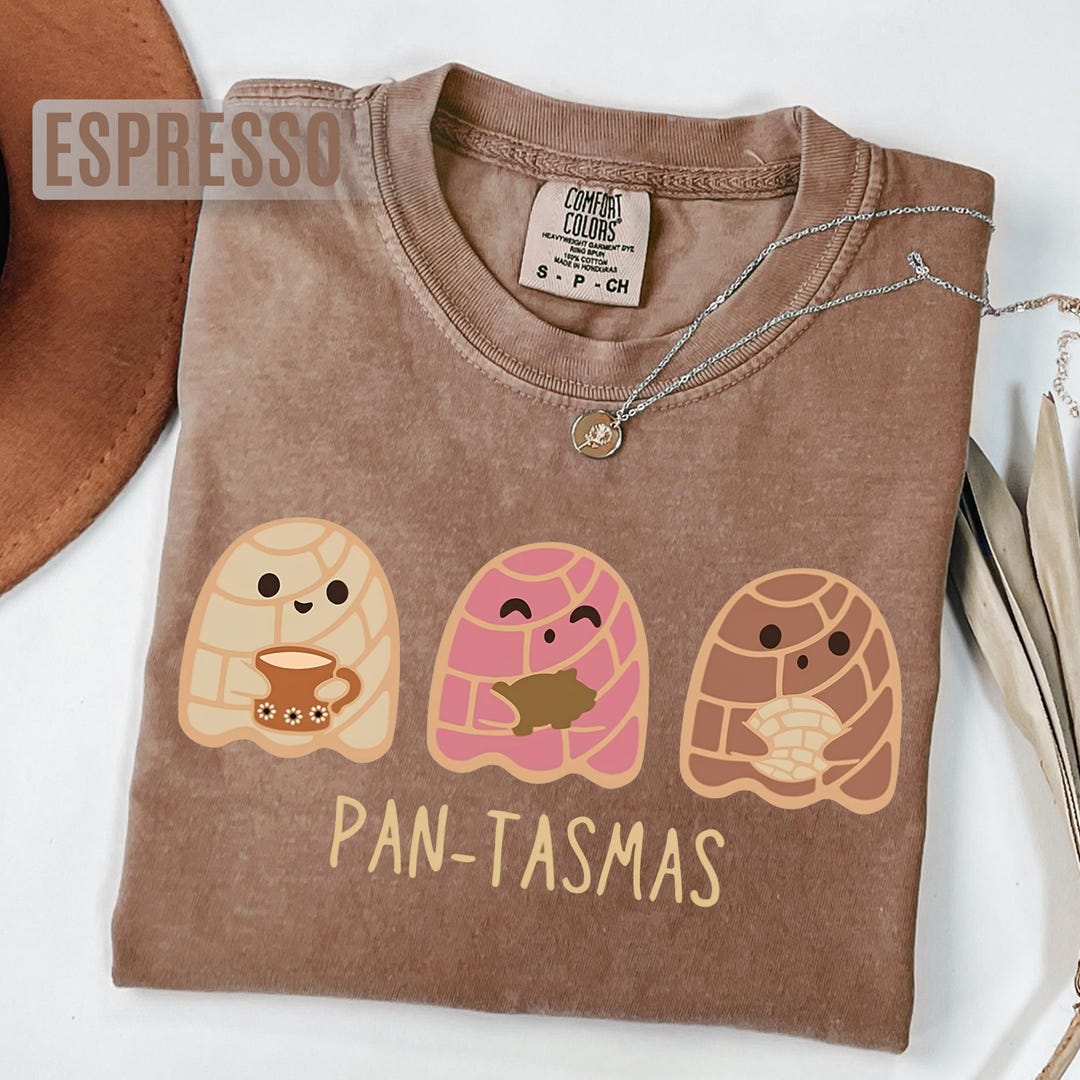 Funny Pantasmas Ghost Pan Dulce Shirt, Comfort Colors® Cute Ghost ...