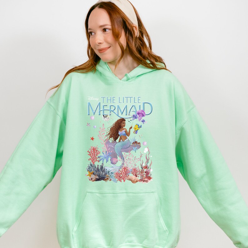 The Little Mermaid Sweatshirt, the Little Mermaid Black Sweatshirt ...