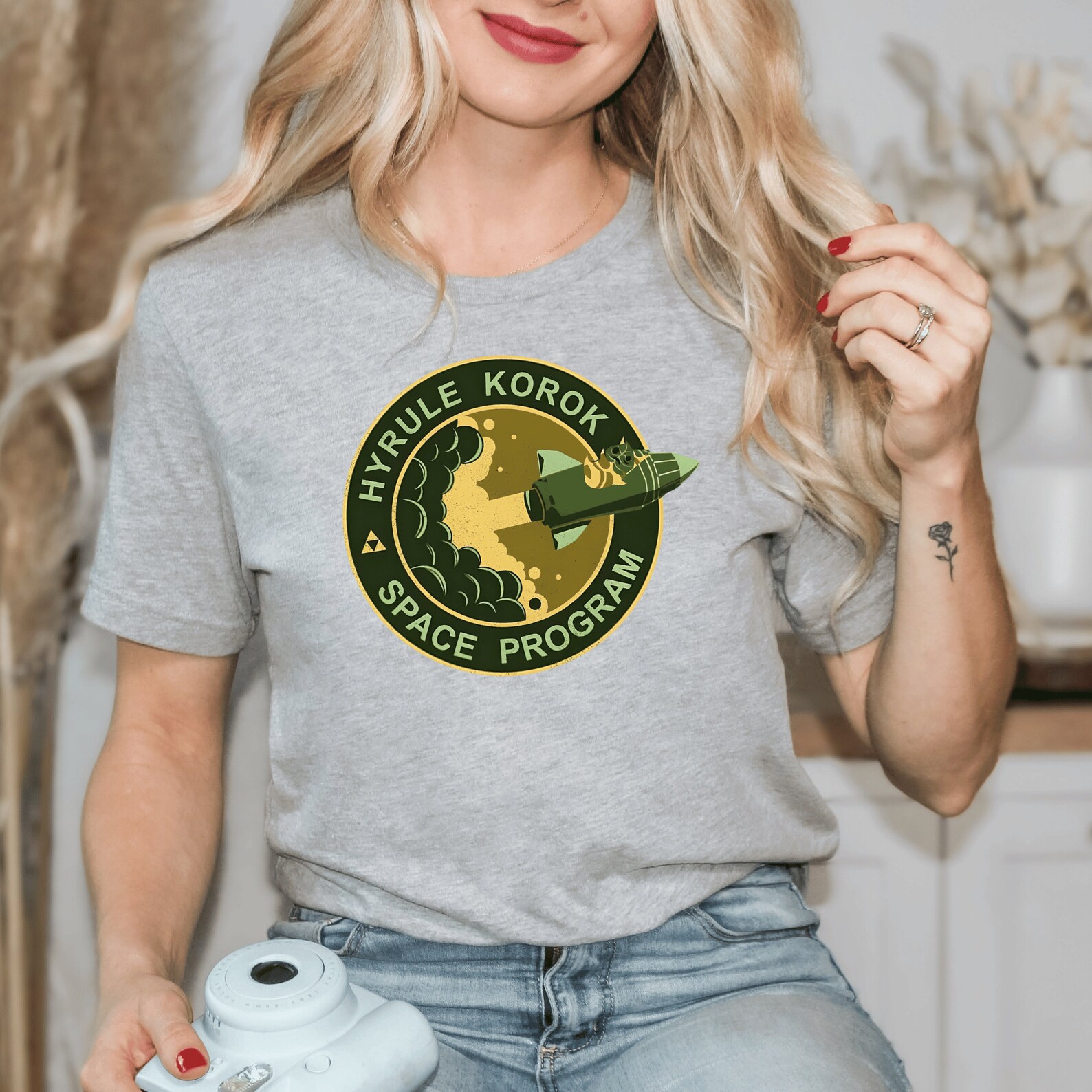 Korok Space Program Shirt, Zelda Korok, Hyrule Korok Shirt, Tri Force ...