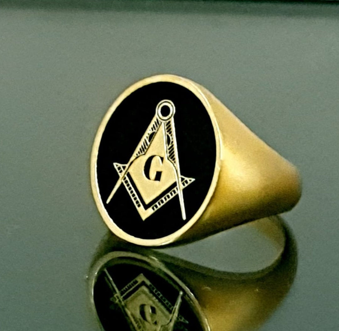 Masonic Rings Freemason Ring Master Mason Rings Free Mason - Etsy