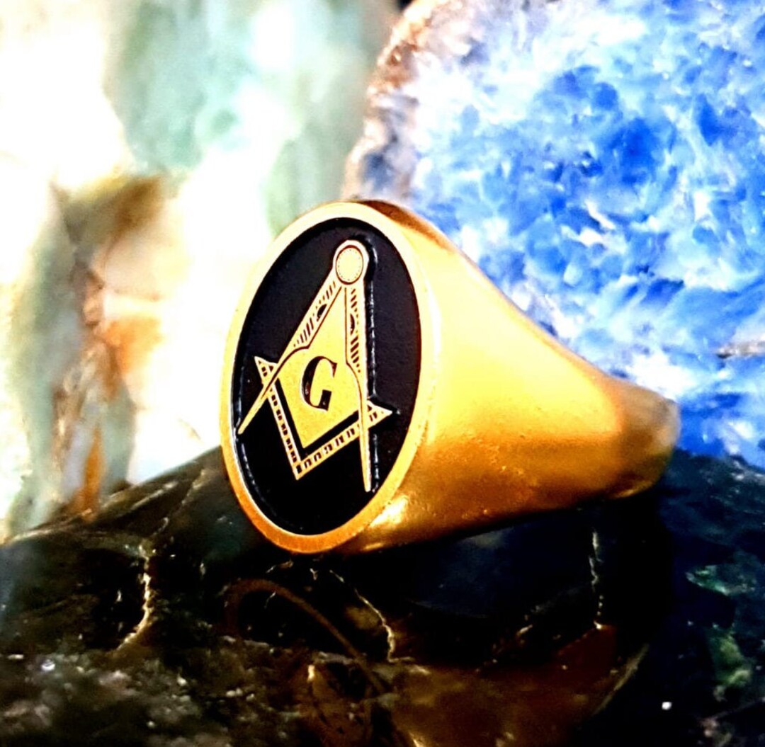 Masonic Rings Freemason Ring Master Mason Rings Free Mason - Etsy
