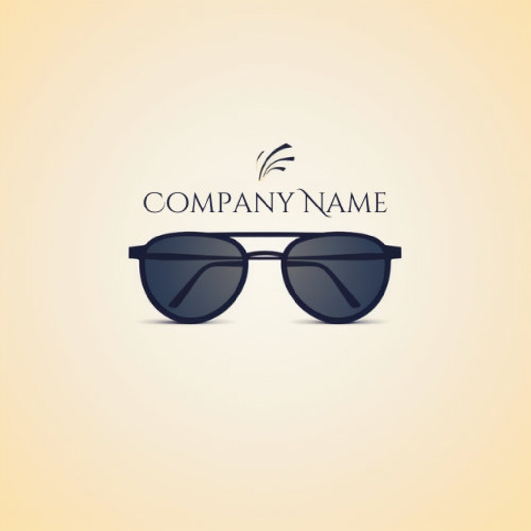 Sunglasses Shop Logo 3, Minimalist Design, .svg File - Etsy