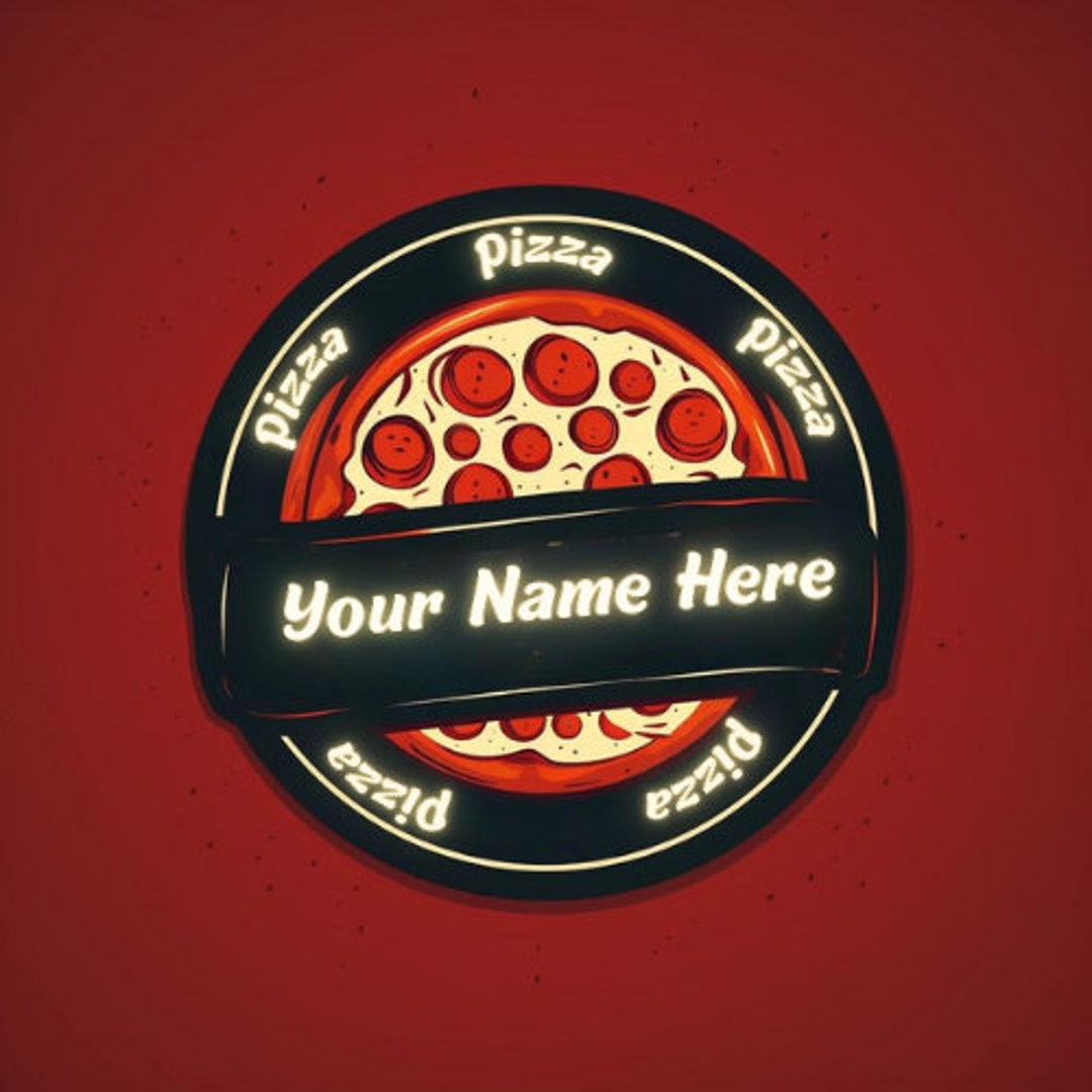 Pizza Logo 1 Bold .svg File - Etsy