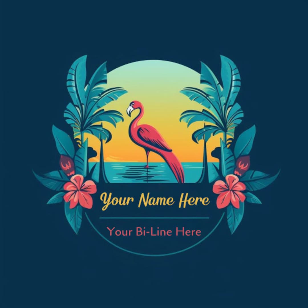 Tropical Logo 2, .svg File - Etsy