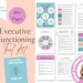 Executive Functioning Workbook ADHD Worksheets Neurodivergent ...