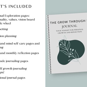 Self Growth Journal, Printable Journal Pages, Self Care Journal ...