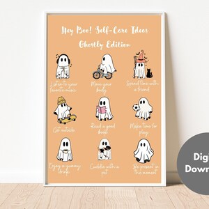 Set of 8 Halloween Mental Health Posters, Halloween Posters, Therapy ...