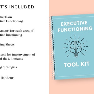 Executive Functioning Workbook ADHD Worksheets Neurodivergent Worksheets Executive Dysfunction ...