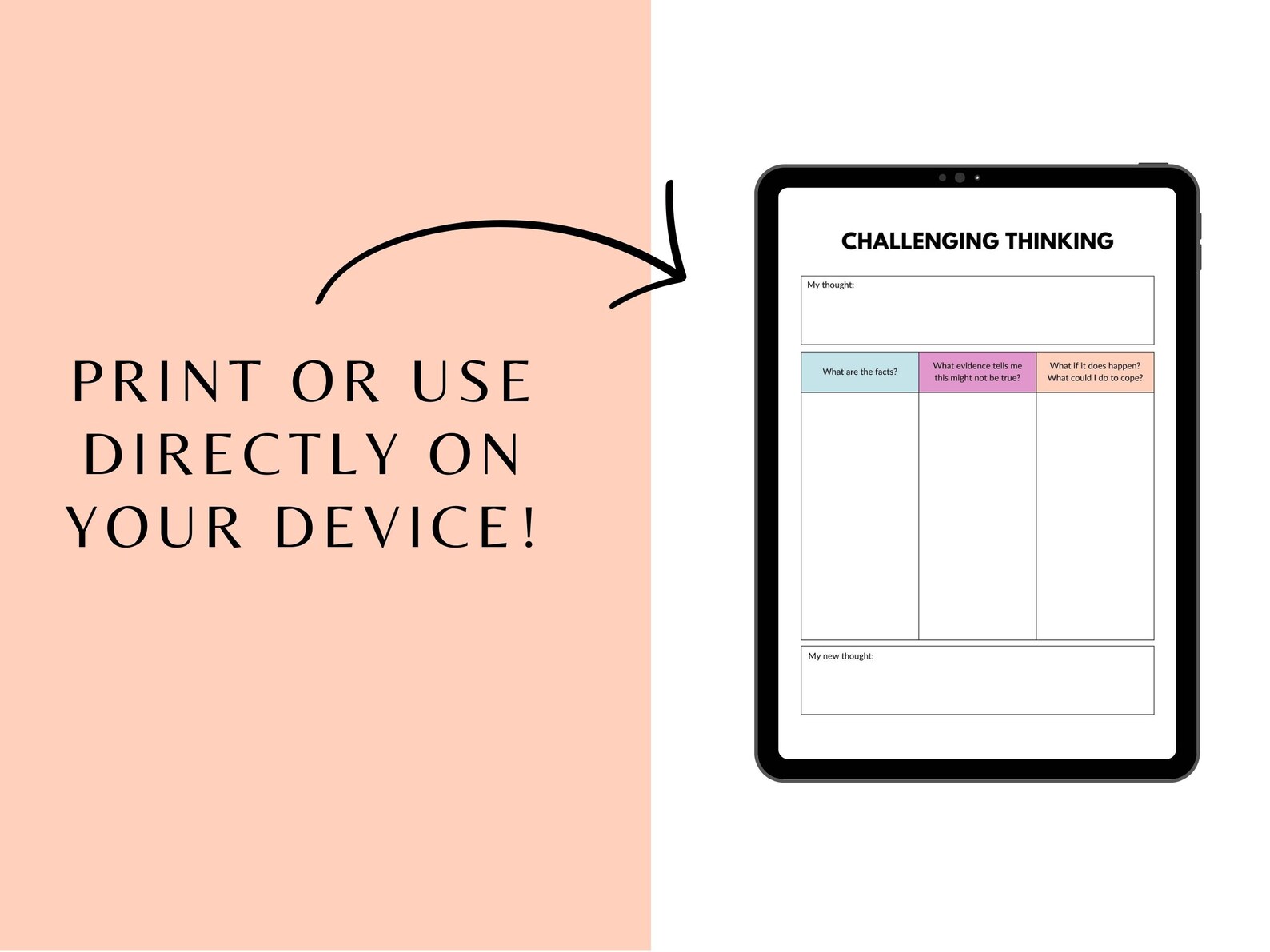 Executive Functioning Workbook ADHD Worksheets Neurodivergent ...