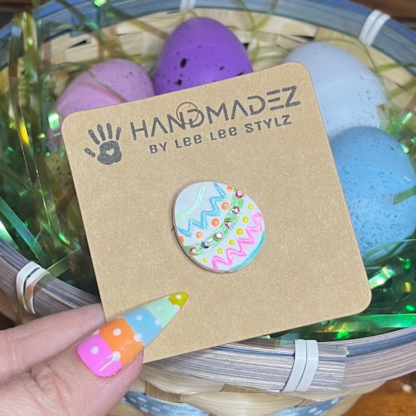 Easter Egg Brooch - Etsy