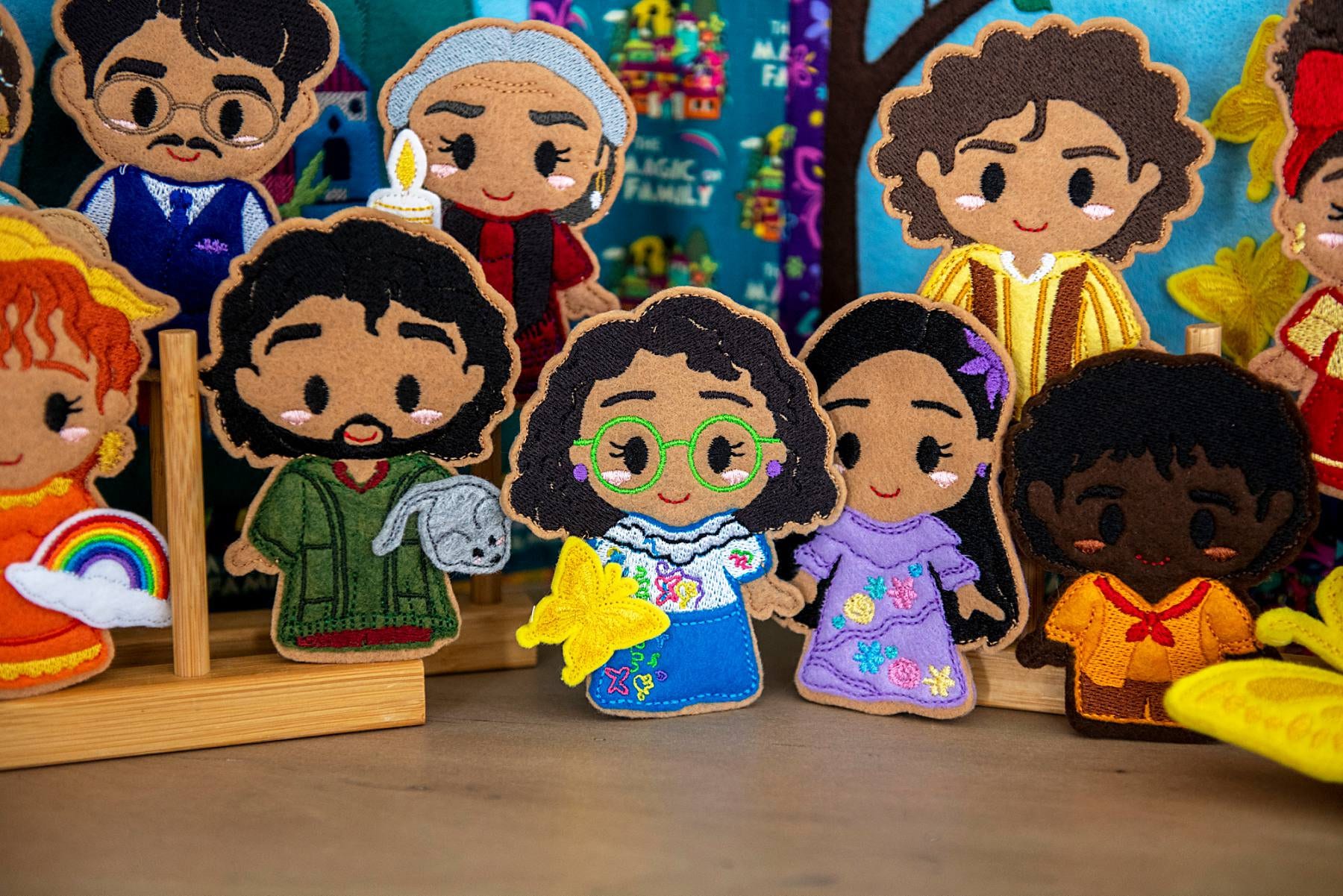 Encanto Finger Puppets Quiet Book Pretend Play Felt Finger Puppets ...