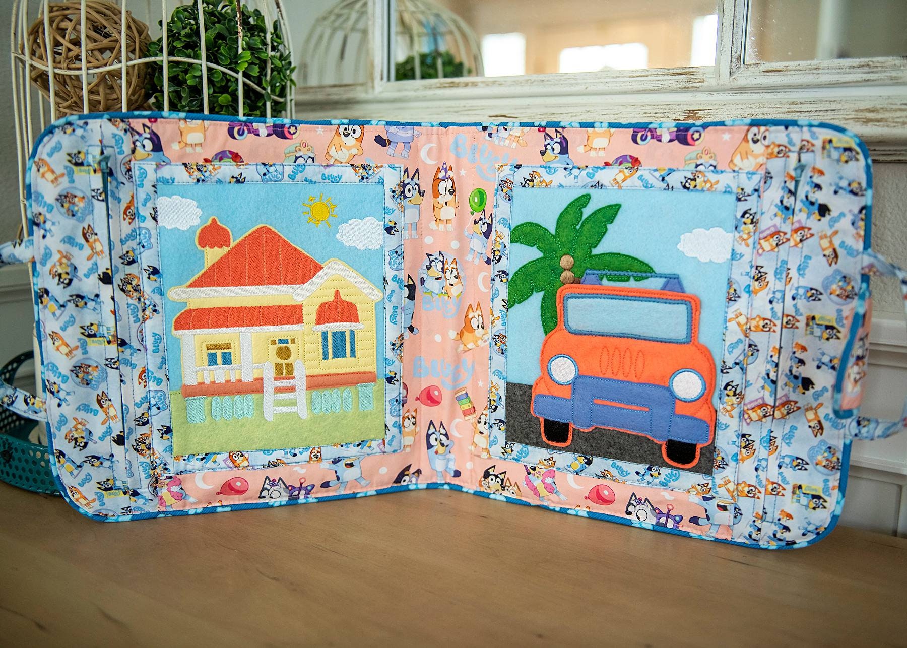 Bluey Finger Puppets Quiet Book Pretend Play Felt Finger - Etsy