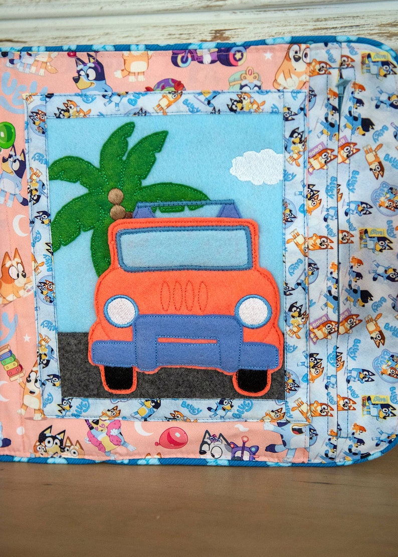 Bluey Finger Puppets Quiet Book Pretend Play Felt Finger - Etsy