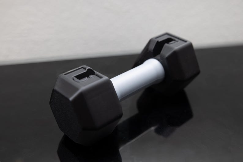 Dumbbell Business Card Holder - Gym-inspired Desk Decor - Fitness ...