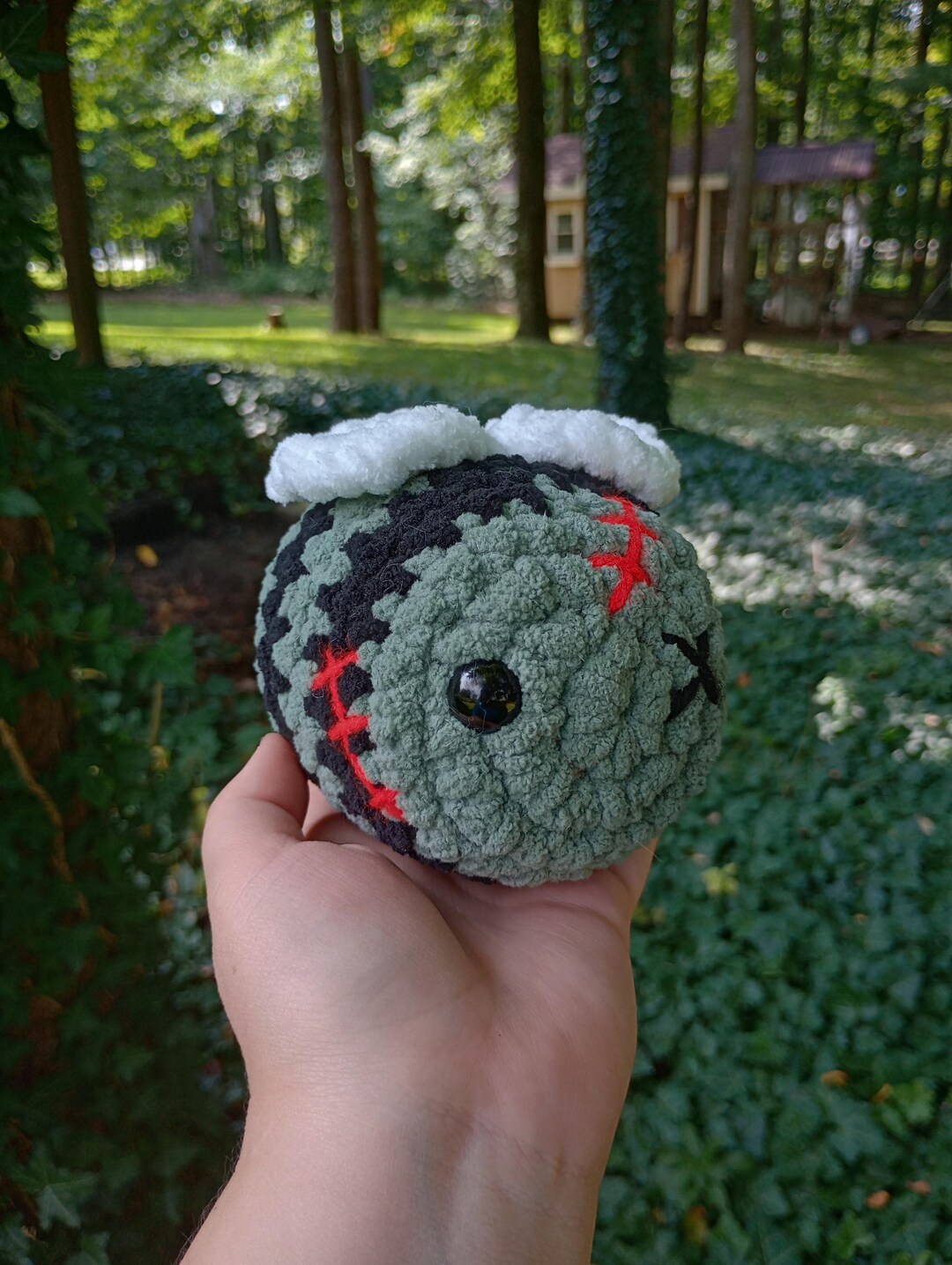 Zom-bee Zombie Bee Handmade Crochet Plushie Amigurumi - Etsy