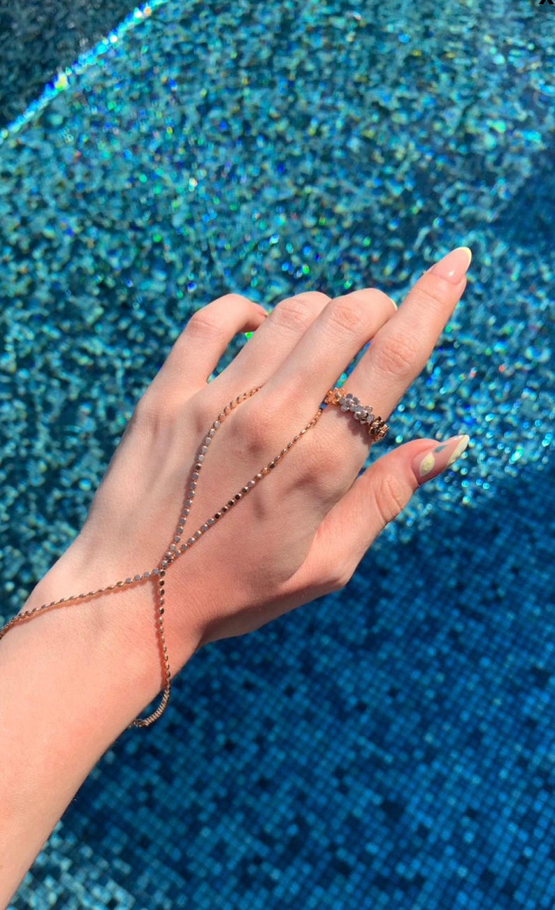 Shahmaran, Hand Chain, Hand Bracelets, Natural Stone, Handmade ...