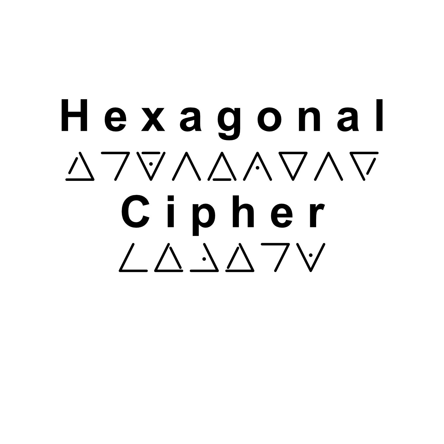 Hexagonal Cipher - Etsy