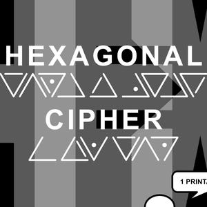 Hexagonal Cipher - Etsy