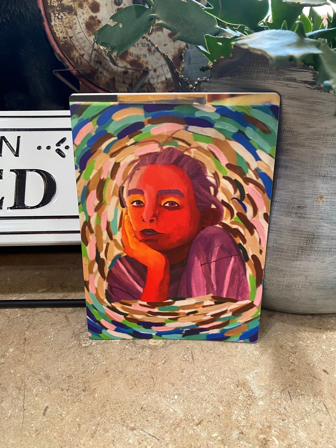 4x5.5 Magnet of ‘self Portrait No. 1’ - Etsy