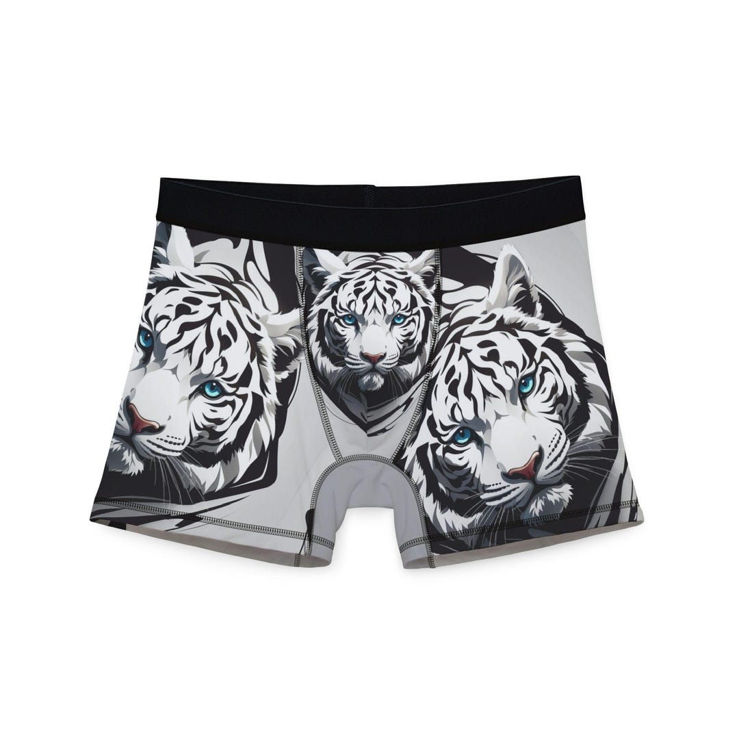 Majestic Tiger Men's Boxers | Bold Animal Print, Perfect Gift for ...