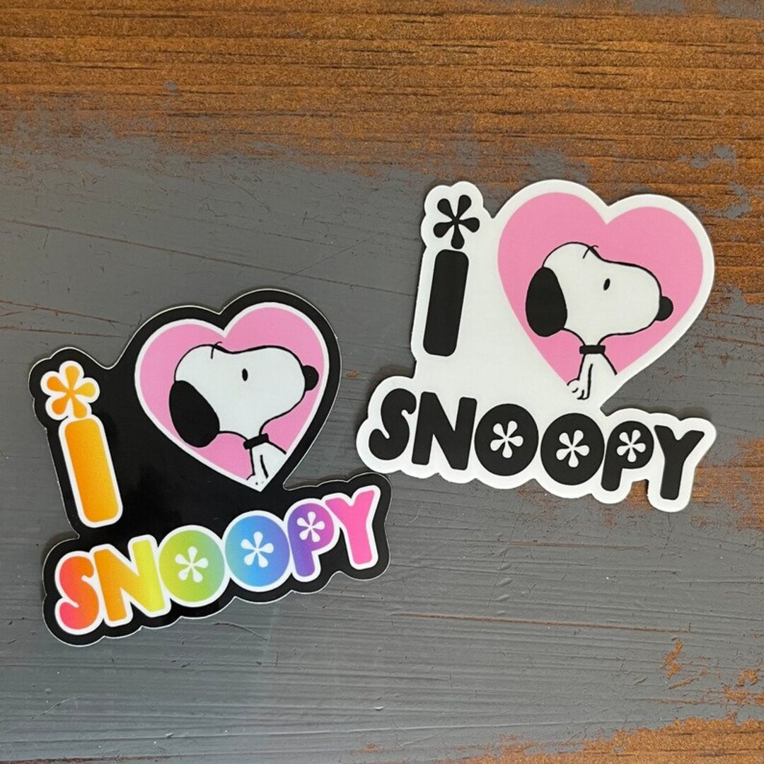 I Love Cartoon Dog Silly Sticker - Etsy