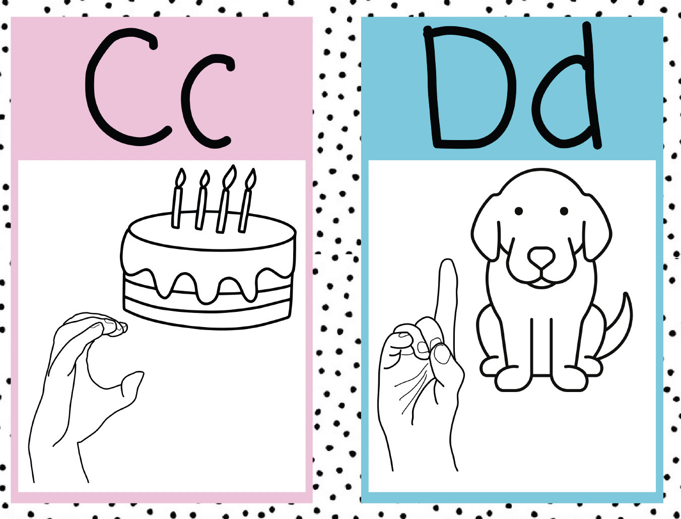 Spotted Alphabet - Etsy