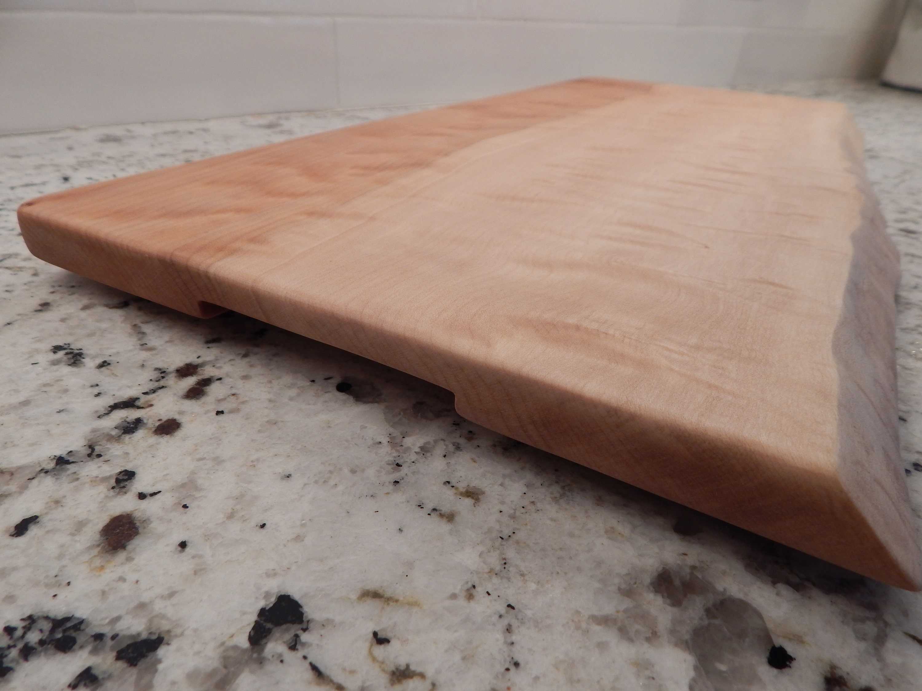 Medium Size Live Edge Western Curly Maple Charcuterie/presentation ...