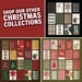Christmas Color Palette Print Bundle, Colorful Christmas Wall Art ...