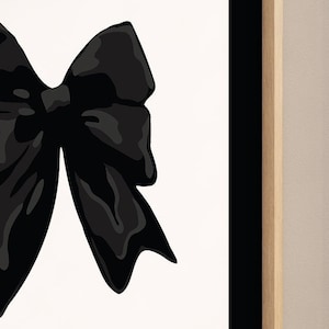 Black Ace Card Print, Coquette Bow, Girly Wall Art (digital Download ...