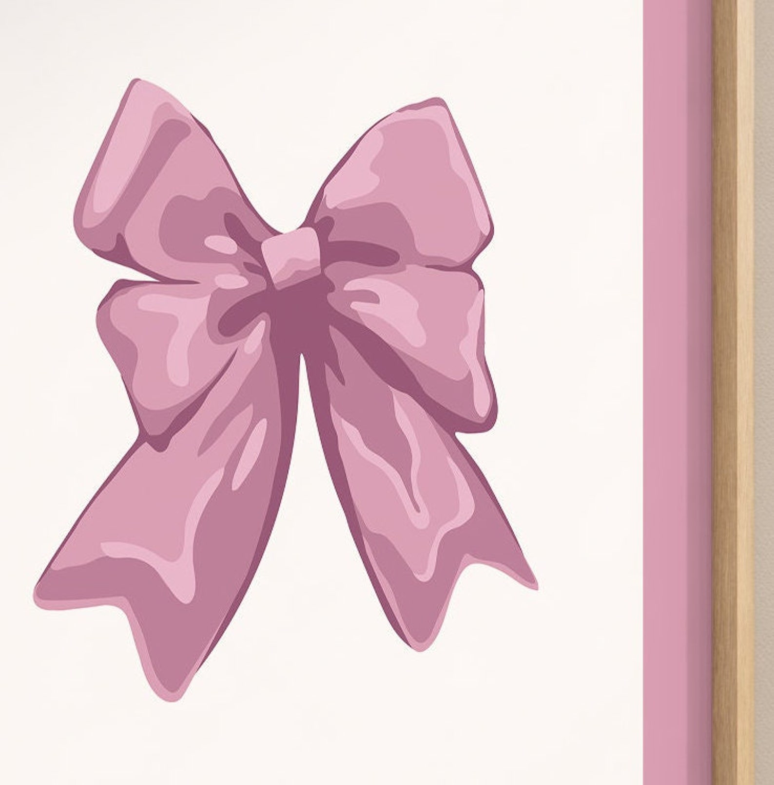 Pink Ace Card Print, Pink Coquette Bow Wall Art, Lana Del Aesthetic ...