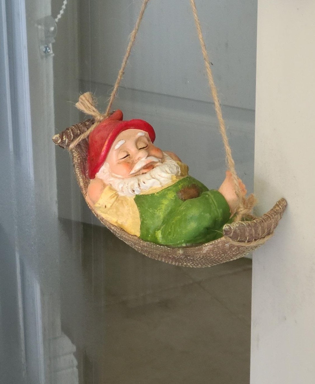 Cute Garden Sleepy Gnomes Decorations for Yard Hanging Statues - Etsy