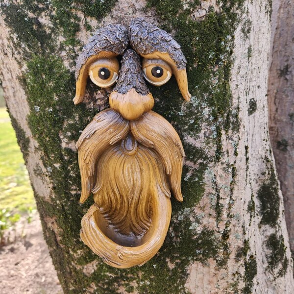 Tree Faces Decorations - Etsy