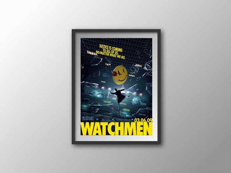 Watchmen Movie Art Print for Vintage Home Decor - Etsy