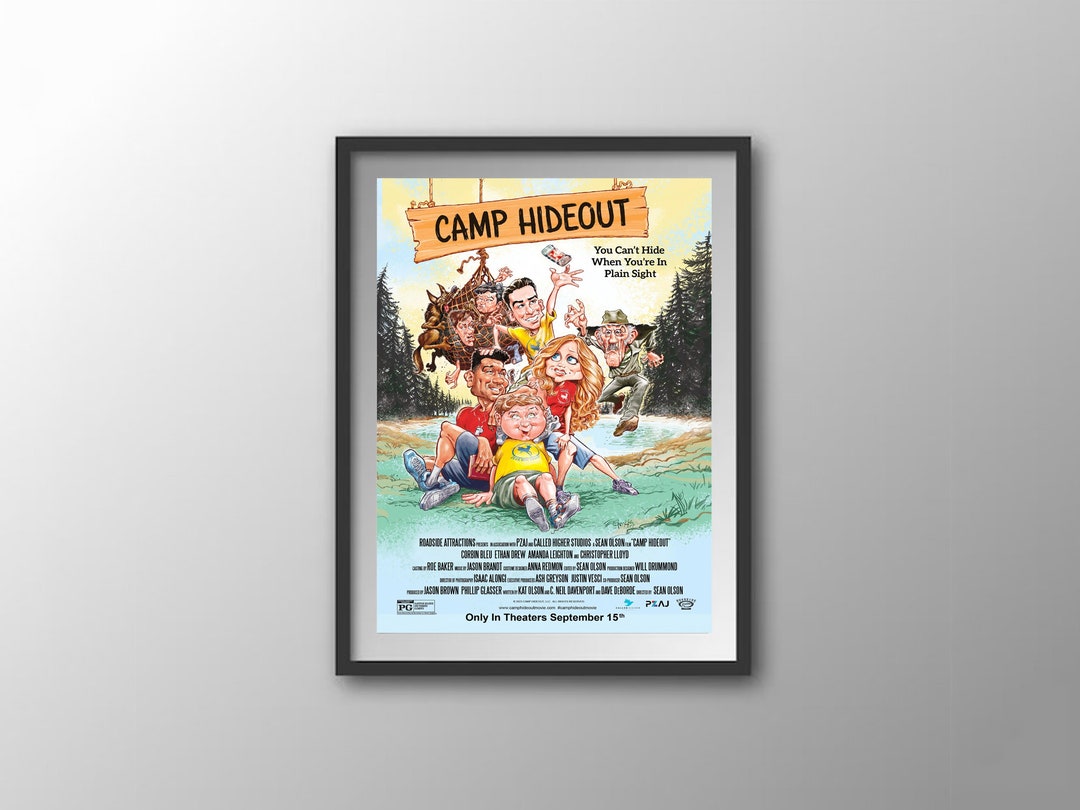 Camp Hideout Movie Art Print for Vintage Home Decor - Etsy