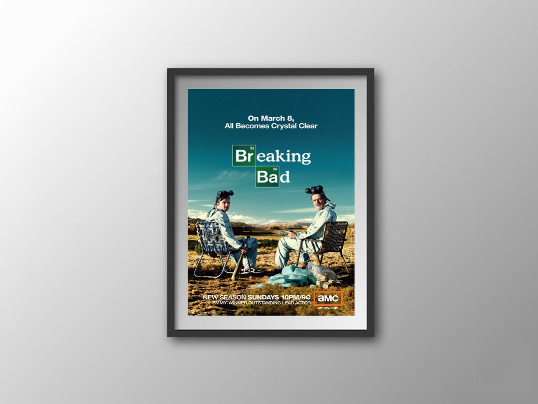 Breaking Bad Season 2 Movie Art Print for Vintage Home Decor - Etsy