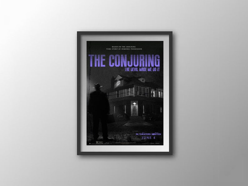 The Conjuring 3 Movie Art Print for Vintage Home Decor - Etsy