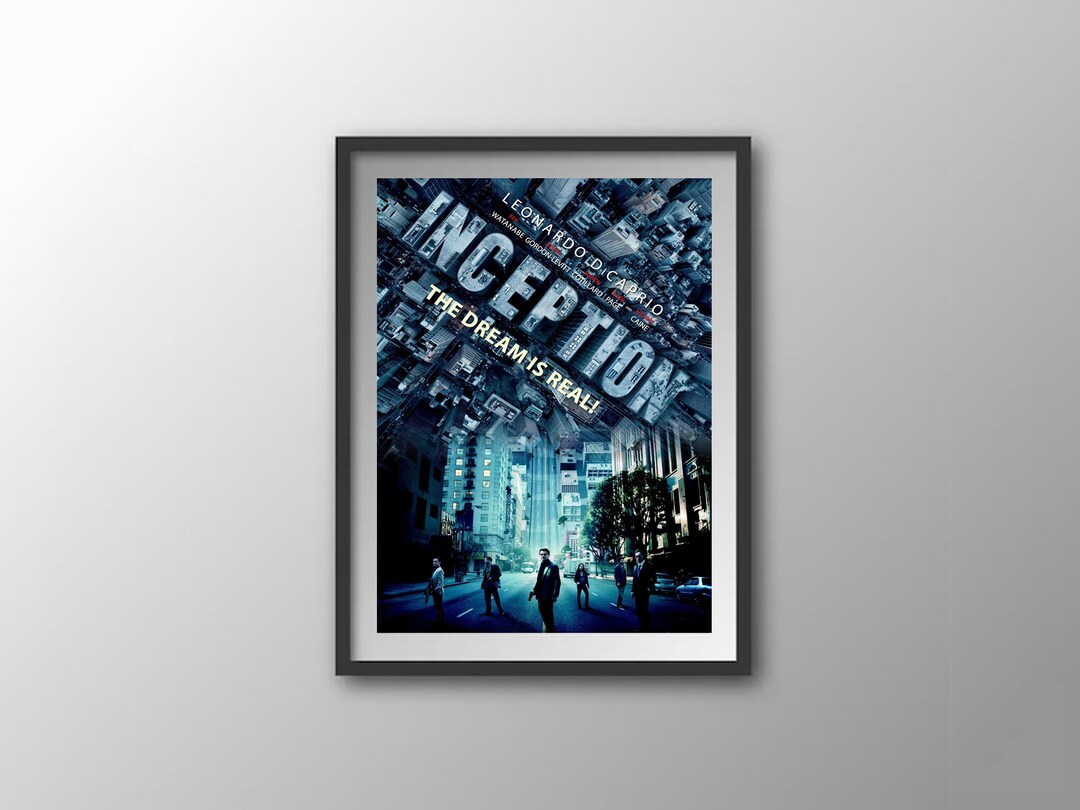 Inception Movie Art Print for Vintage Home Decor - Etsy