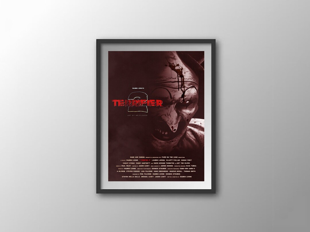 Terrifier 2 Movie Art Print for Vintage Home Decor - Etsy