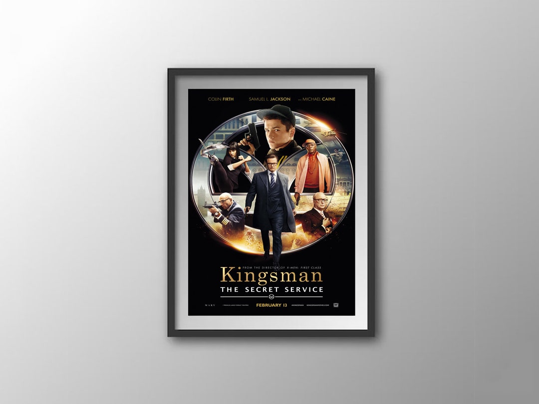 Kingsman the Secret Service Movie Art Print for Vintage Home Decor - Etsy