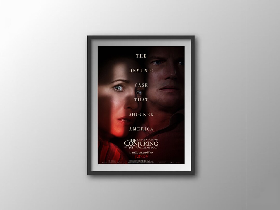 The Conjuring 3 Movie Art Print for Vintage Home Decor - Etsy