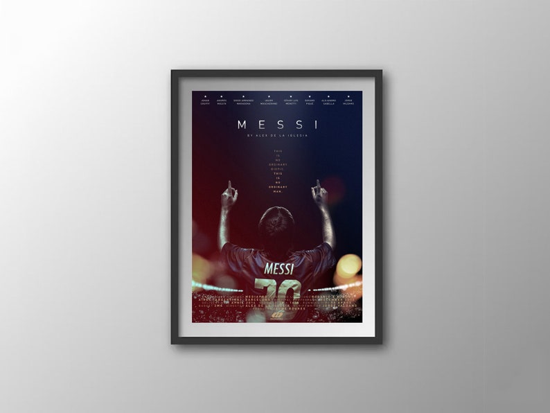 Messi Movie Art Print for Vintage Home Decor - Etsy
