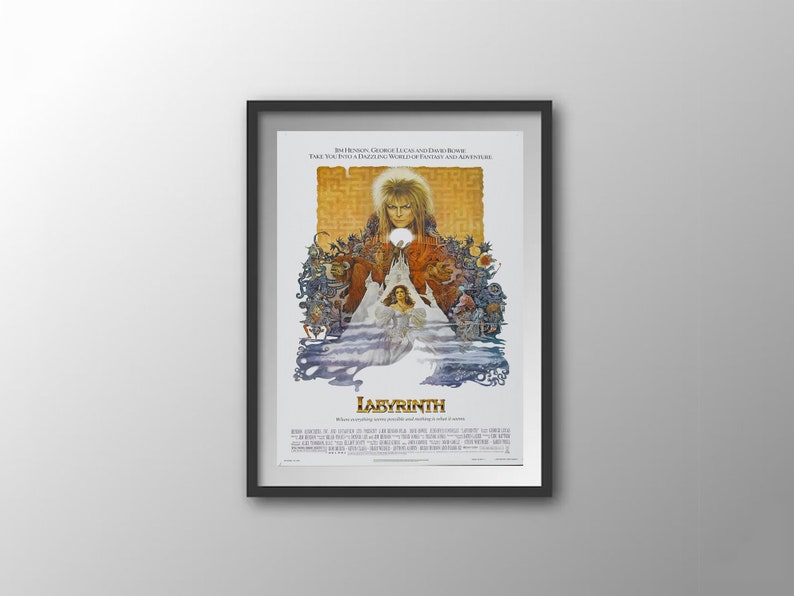 Labyrinth Movie Art Print for Vintage Home Decor - Etsy