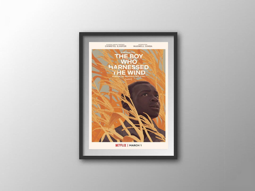 The Boy Who Harnessed the Wind Movie Art Print for Vintage - Etsy