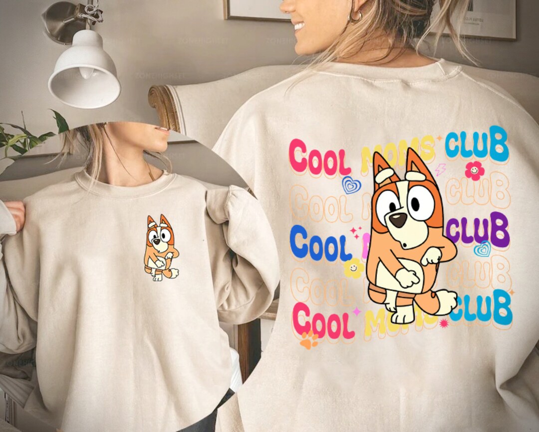 Bluey Mom Png Bluey Cool Mom Club PNG Bluey Bingo PNG Design - Etsy France