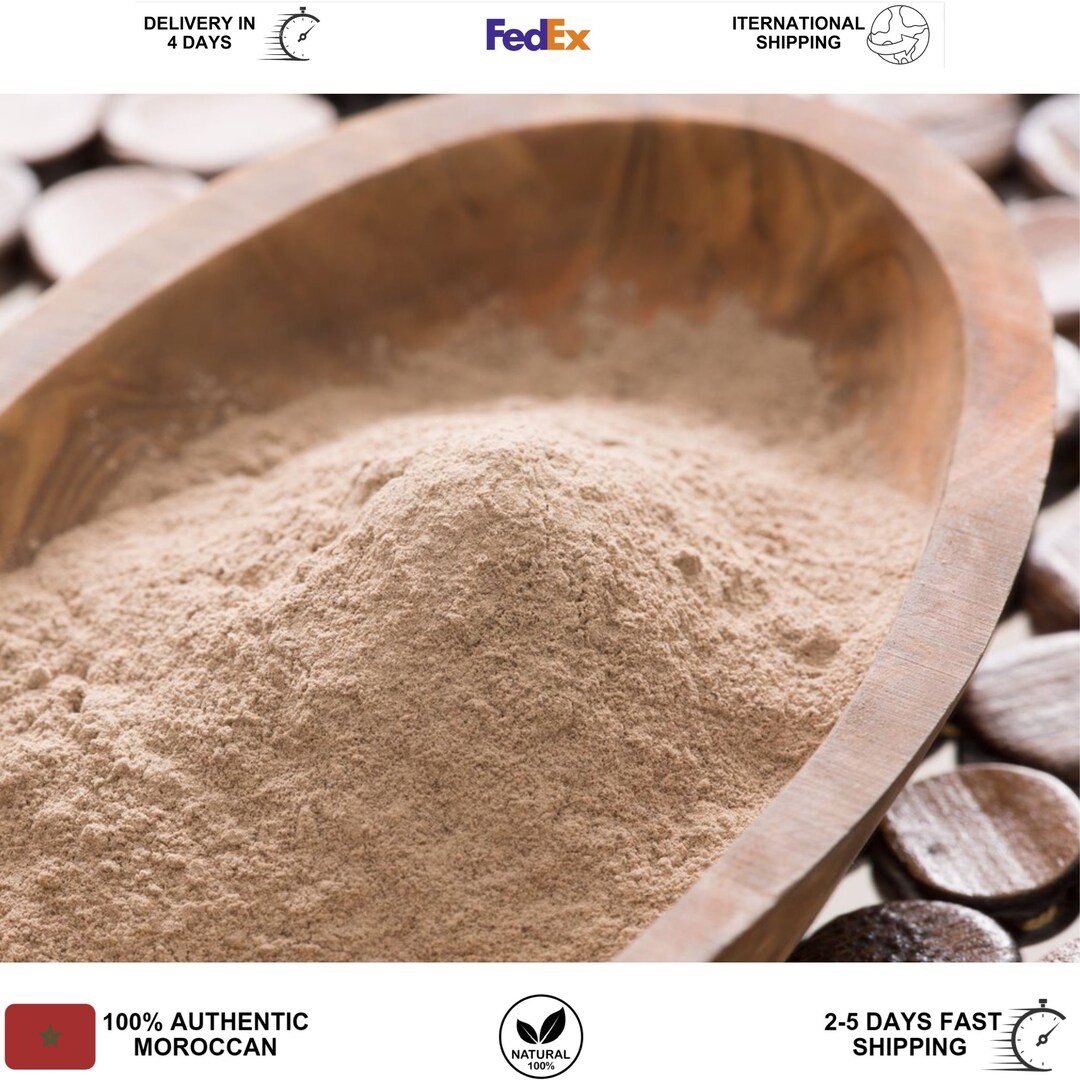 Orginal Moroccan Ghassoul Clay Powder 100% Pure Natural Ultra Fine ...