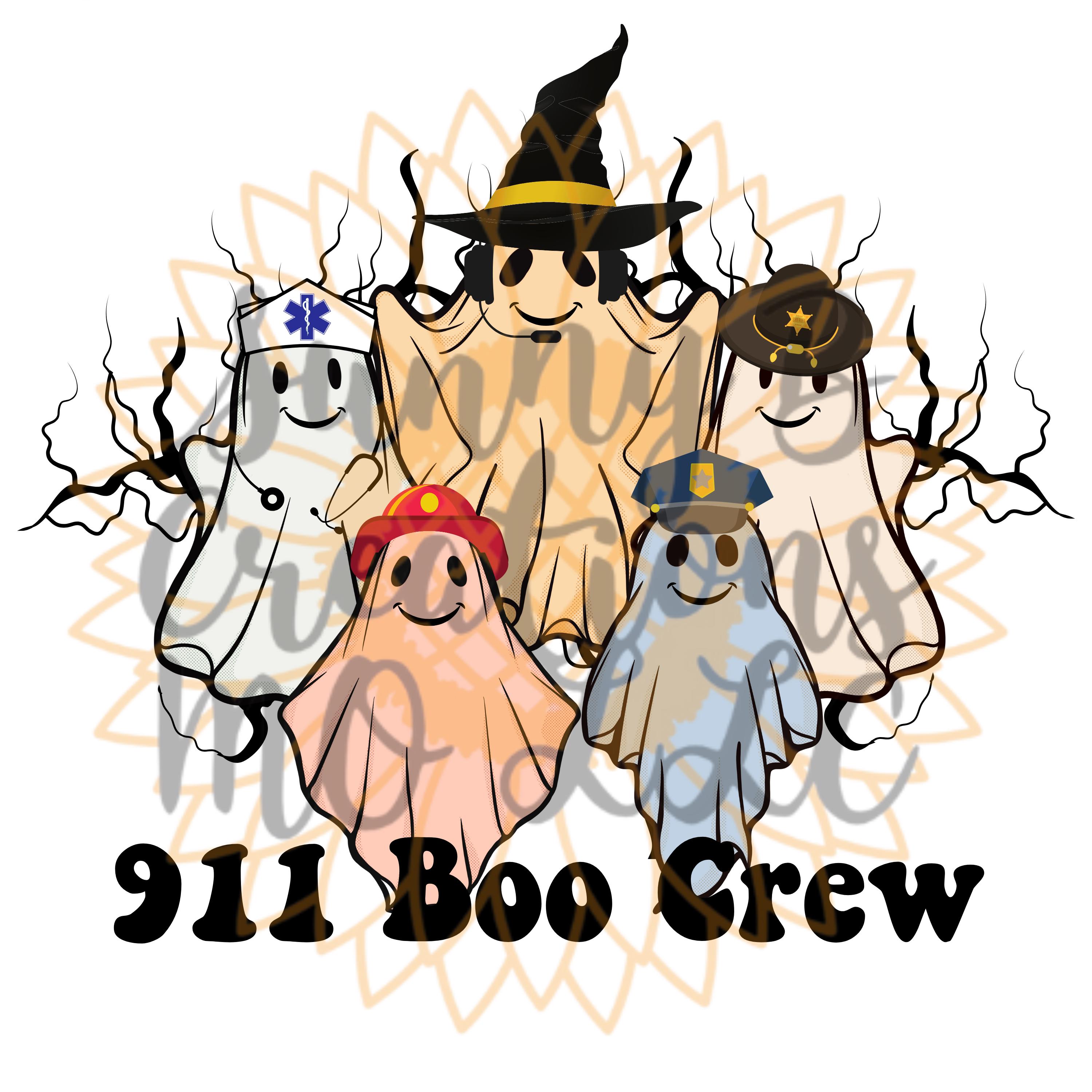 First Responders Boo Crew PNG, Digital Download - Etsy